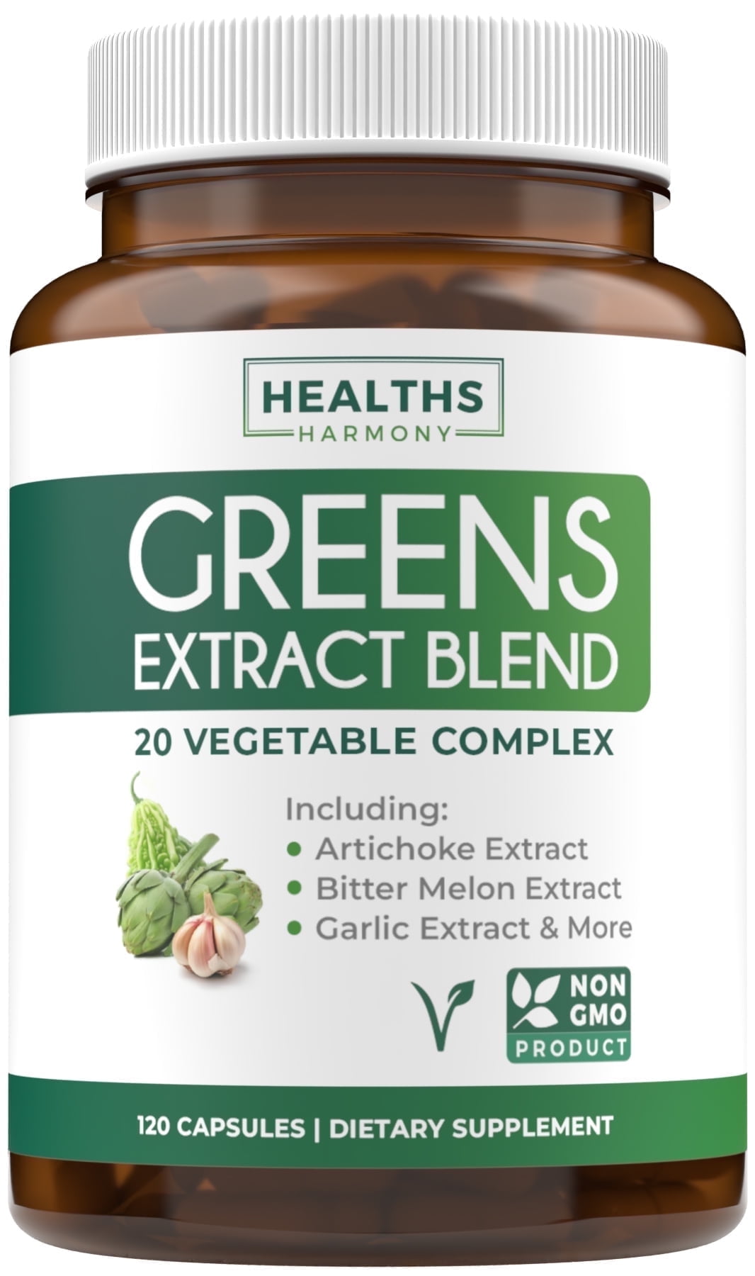 Healths Harmony Organic Super Greens Complete Superfood Immune Support ...