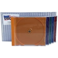 Compucessory, CCS55401, Slim CD/DVD Jewel Cases, 100, Black - Walmart.com