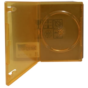 USDISC DVD Cases Chubby 22mm Economy, Sextuple 6 Disc, Clear, Pack Of ...