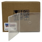 USDISC PP Poly Cases 5mm Plastic Wrap, Single 1 Disc, Clear, Pack Of ...