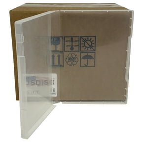 CheckOutStore 50 Clear Storage Cases 14mm for Rubber Stamps No Tabs (No ...