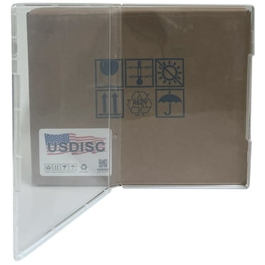 CheckOutStore 50 Clear Storage Cases 14mm for Rubber Stamps No Tabs (No ...