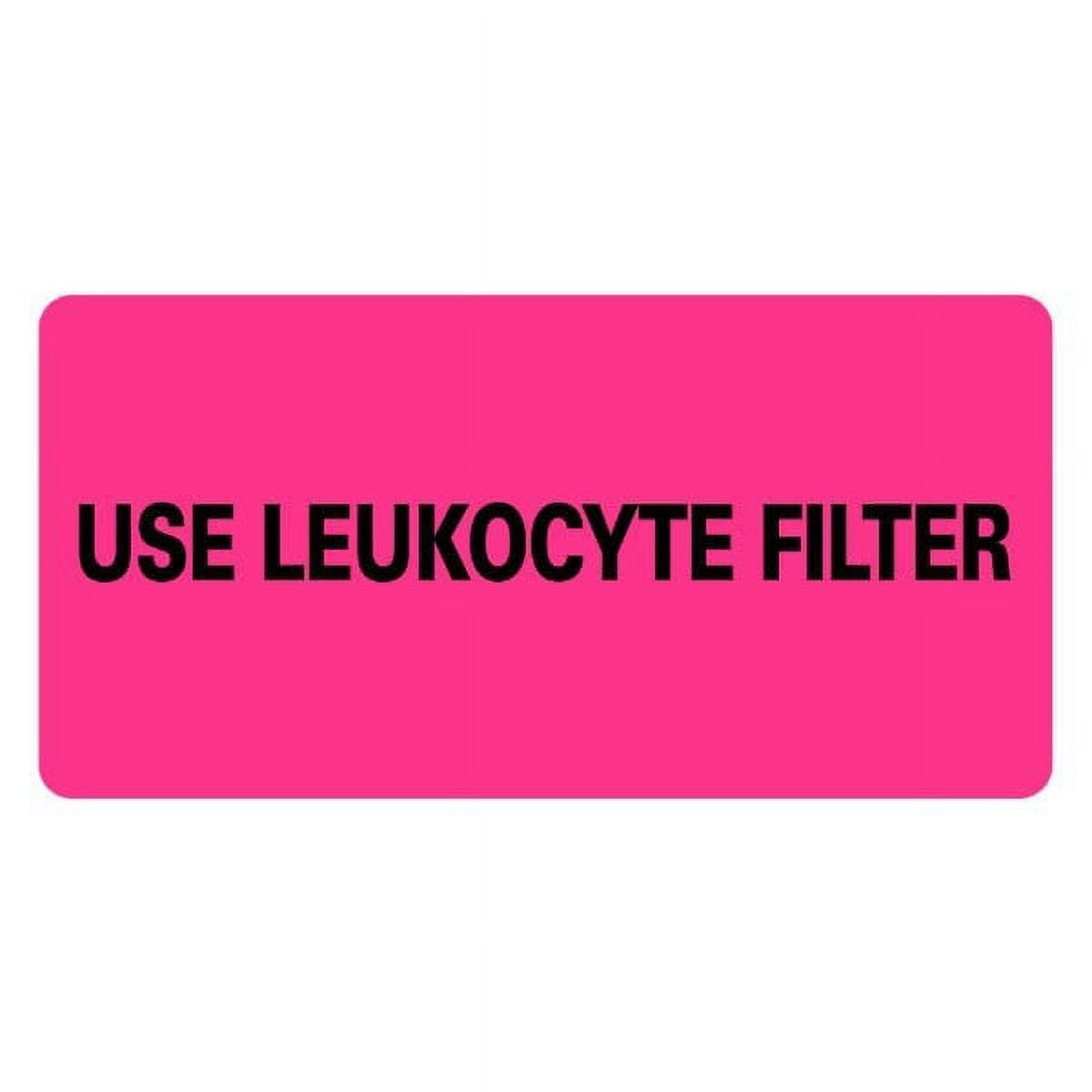 USE LEUKOCYTE FILTER Labels - Walmart.com
