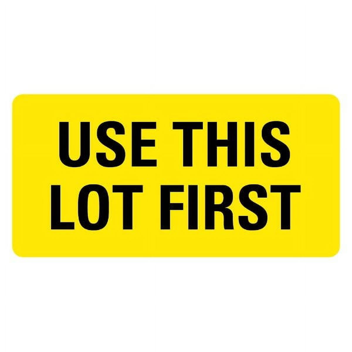 USE THIS LOT FIRST Medical Labels - Walmart.com