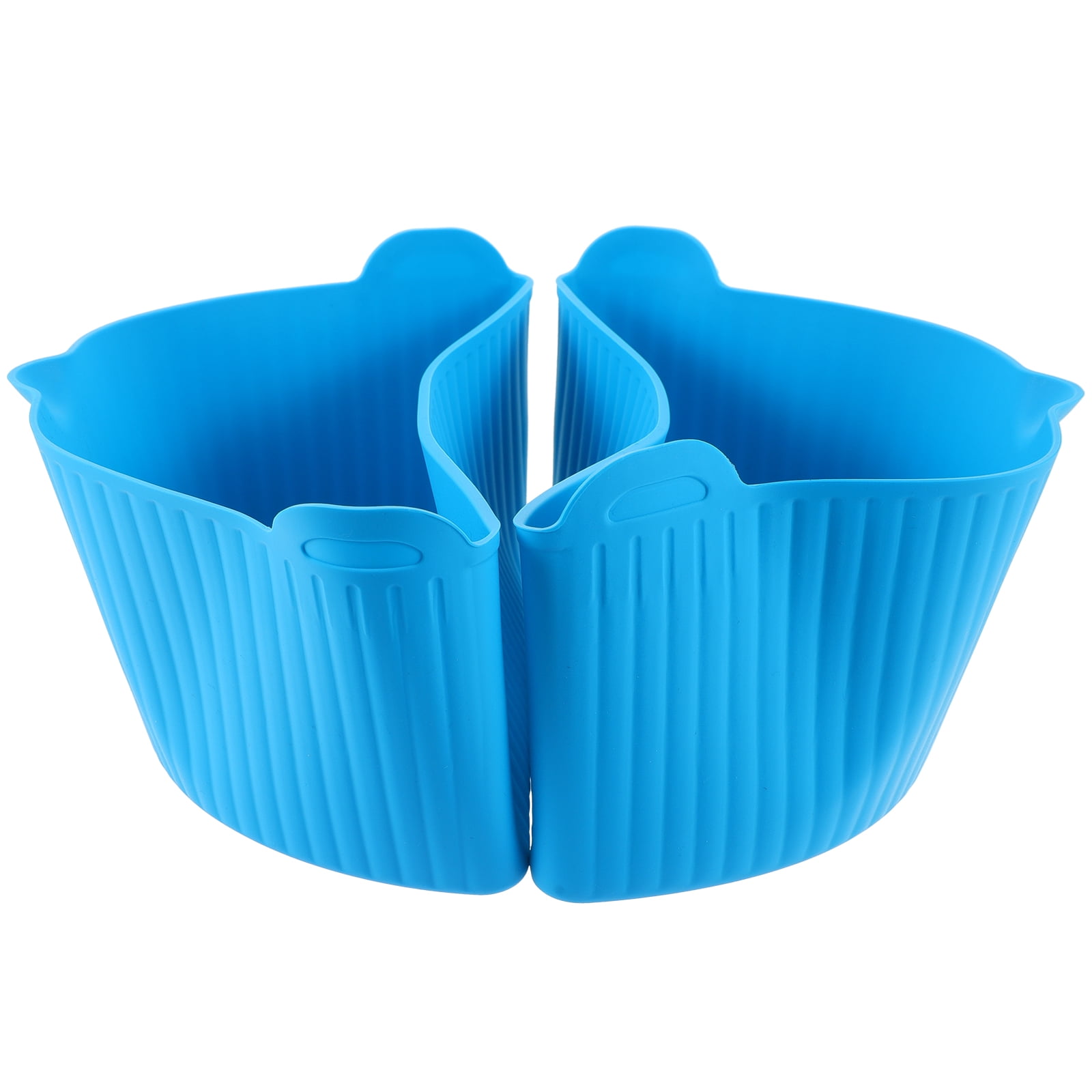 HEMOTON Blue Silicone Reusable Cooker Liner with Multifunction Divider ...