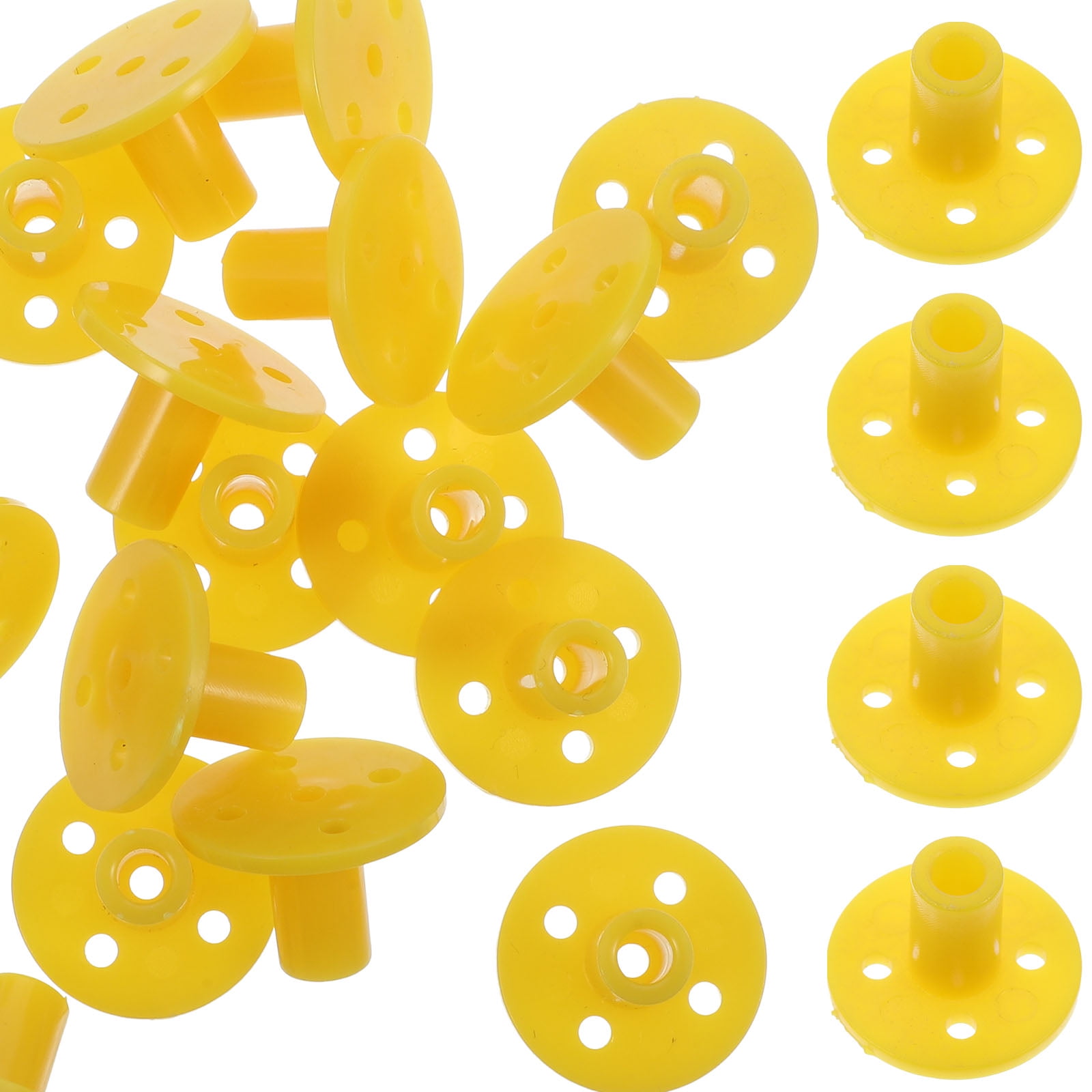 HEMOTON 16Pcs Plastic Fittings for Industrial Flanges Decorative Floor ...