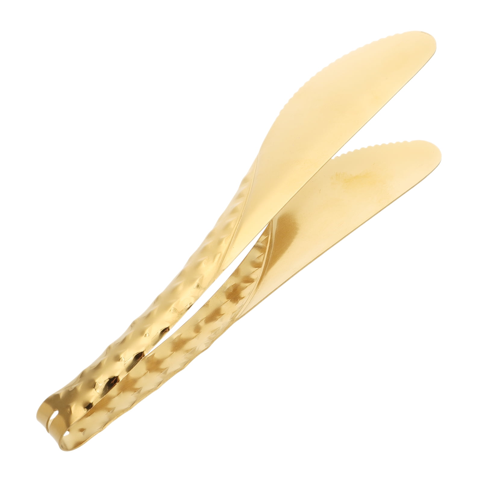 HEMOTON Golden Stainless Steel Food Clip for Barbecue and Restaurant ...