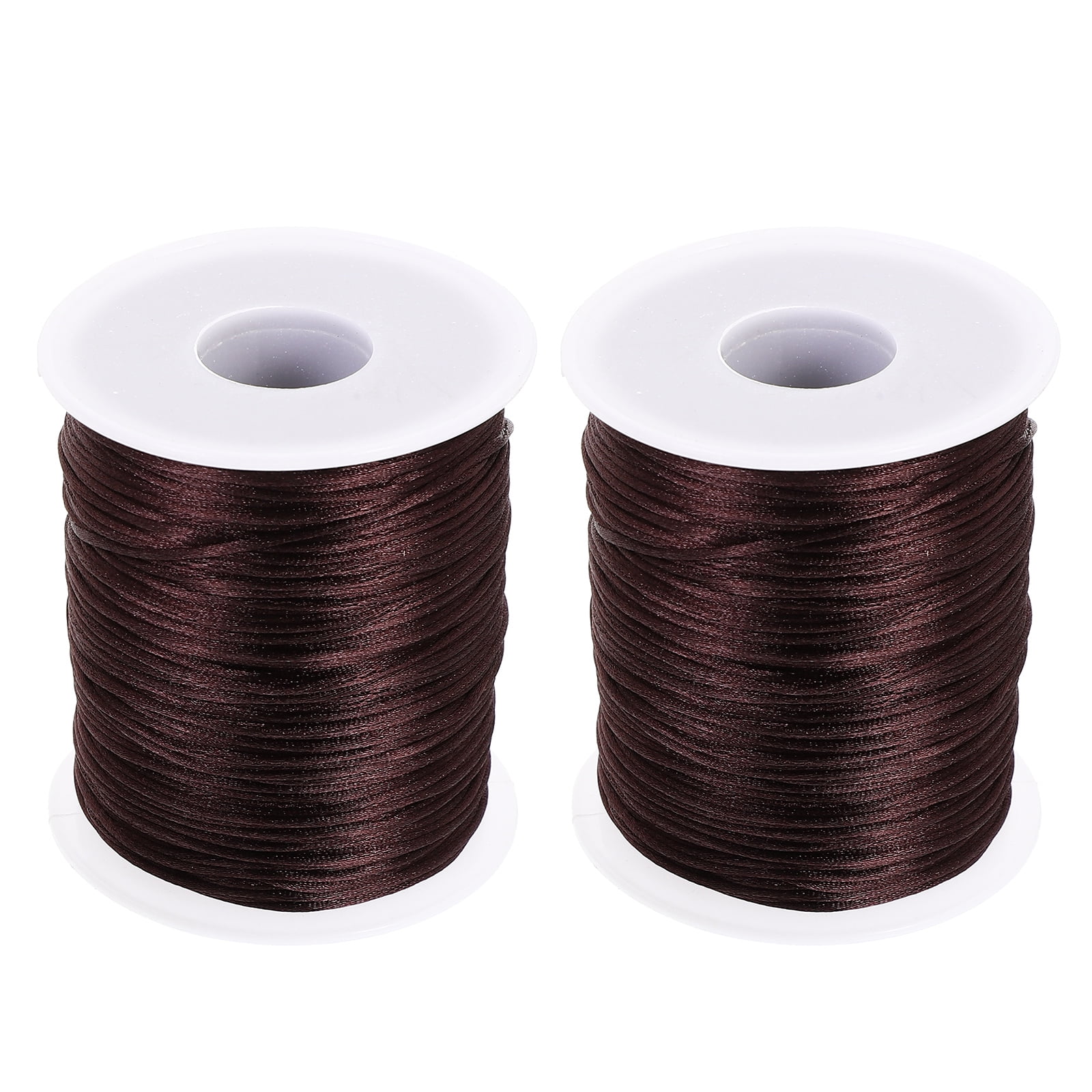 Hytrove Crocheting Thread Nylon Coffee 2 Rolls For Handicrafts Diy ...
