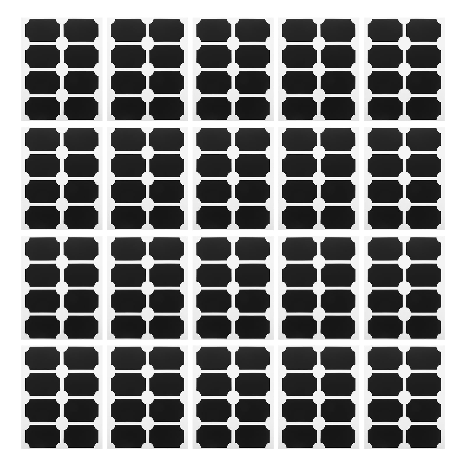 Hytrove PVC Writable Stickers for Organizers Home Organization 20Pack 7 ...