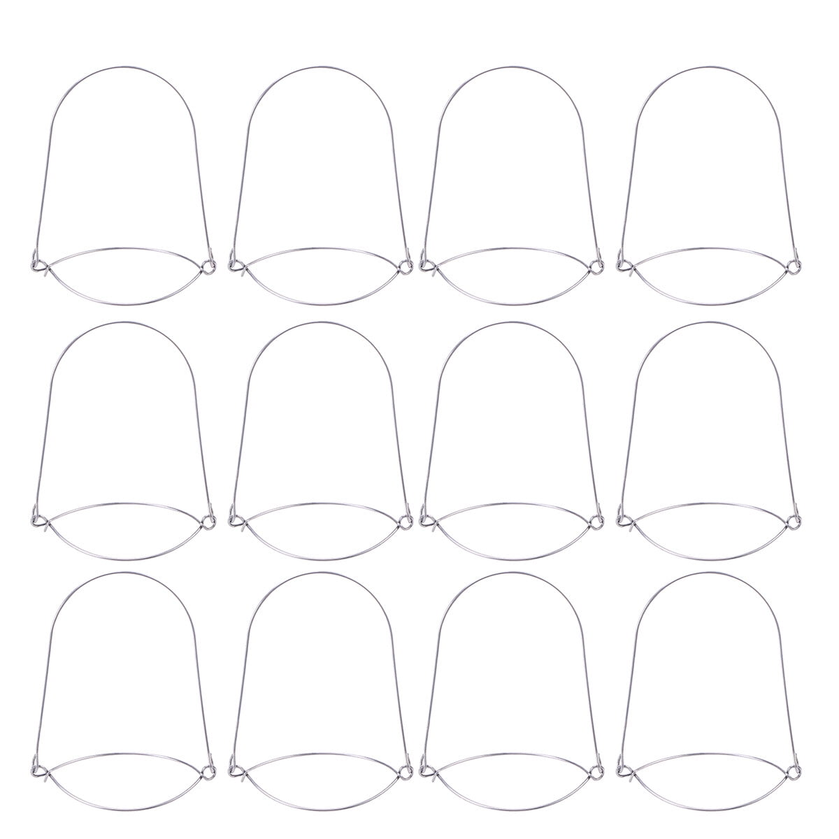 USEOSITY 24pcs Stainless Steel Mason Jar Hanger Practical Mason Jar ...