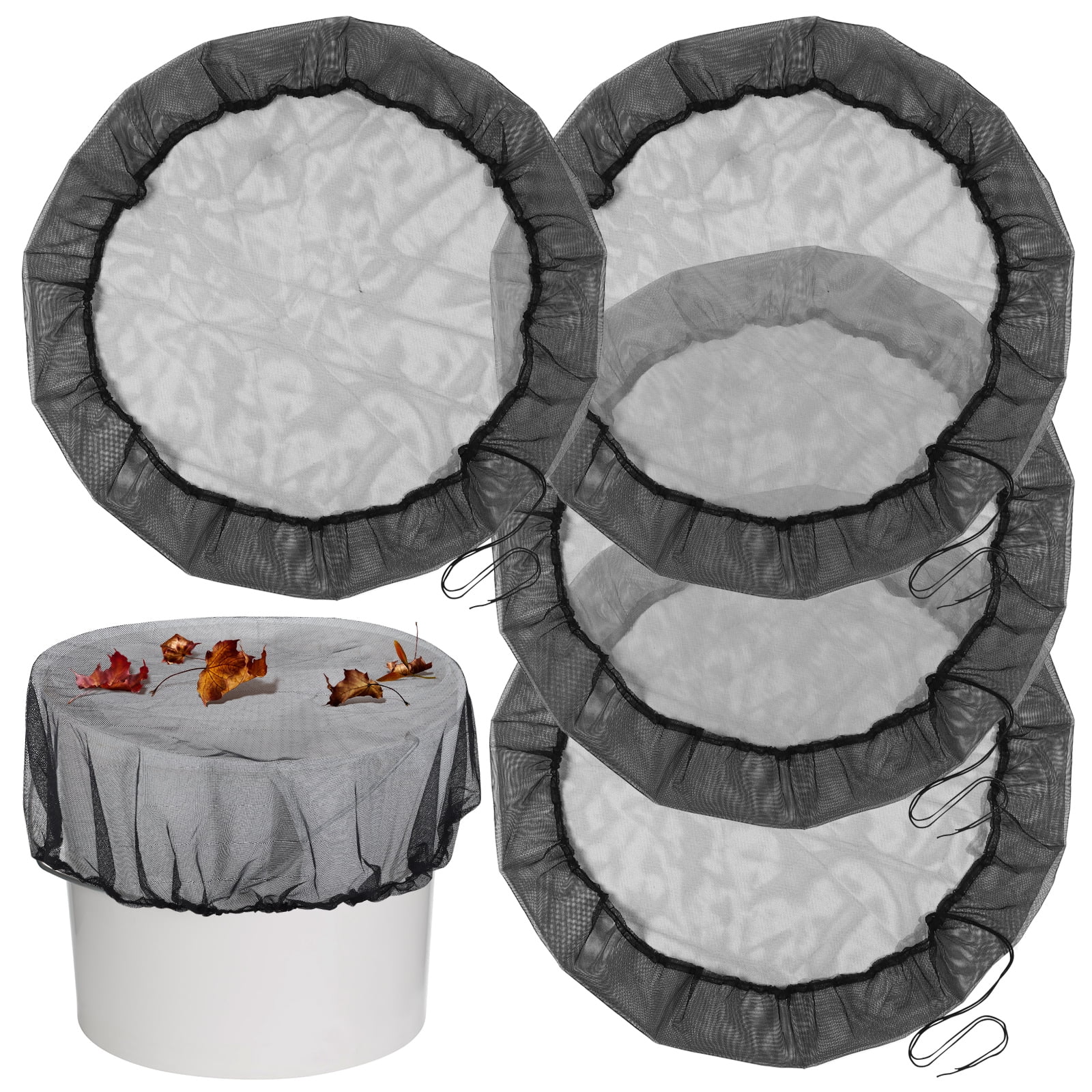 USEOSITY 4 Pcs Net Covers Adjustable Water Bucket Nets Rain Covers for ...