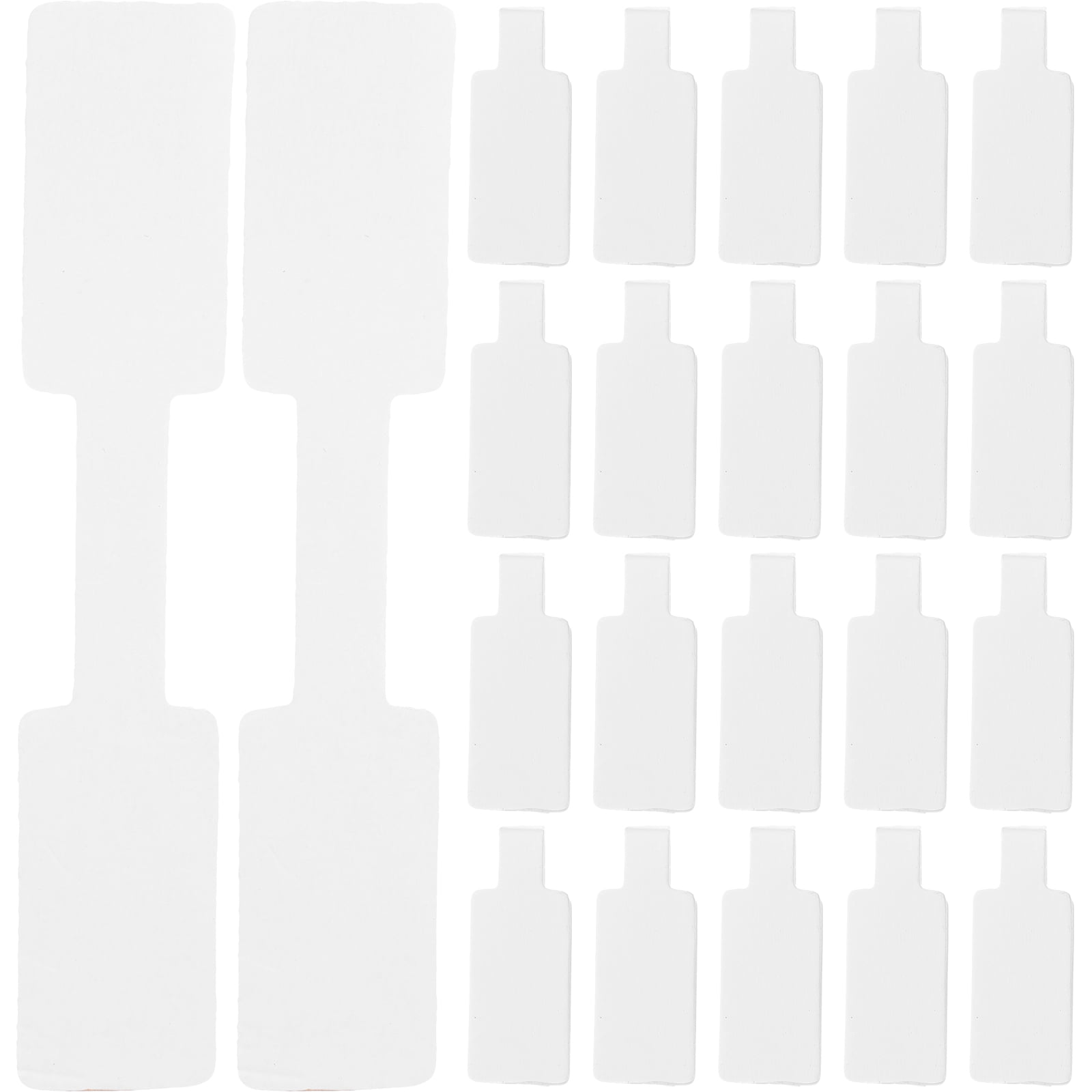 HEMOTON Jewelry Price Tags Blank Stickers Adhesive for Earrings ...