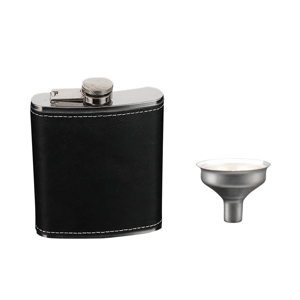 USEOSITY 8 Oz Hip Flask Funnel Set Stainless Steel Pocket Container For ...
