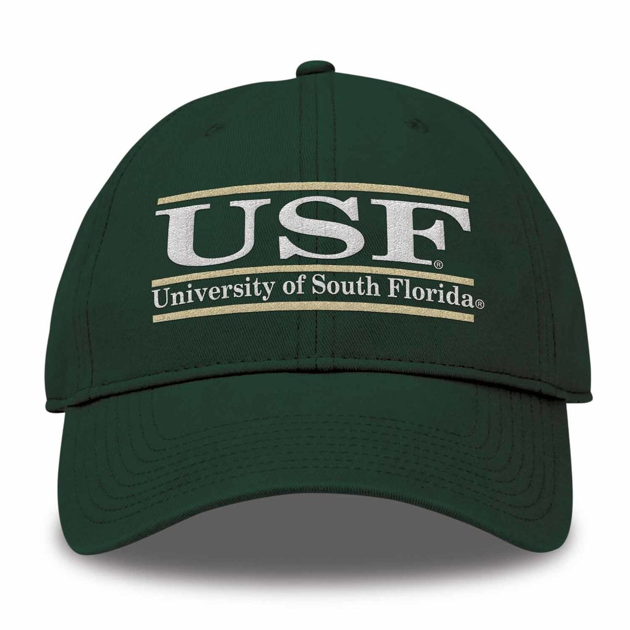 USF Bulls Adult Team Color Bar Logo Adjustable Hat - Green - Walmart ...