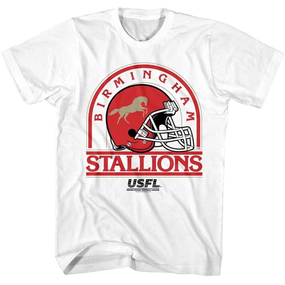 USFL Birmingham Stallions Helmet Men's T Shirt - Walmart.com