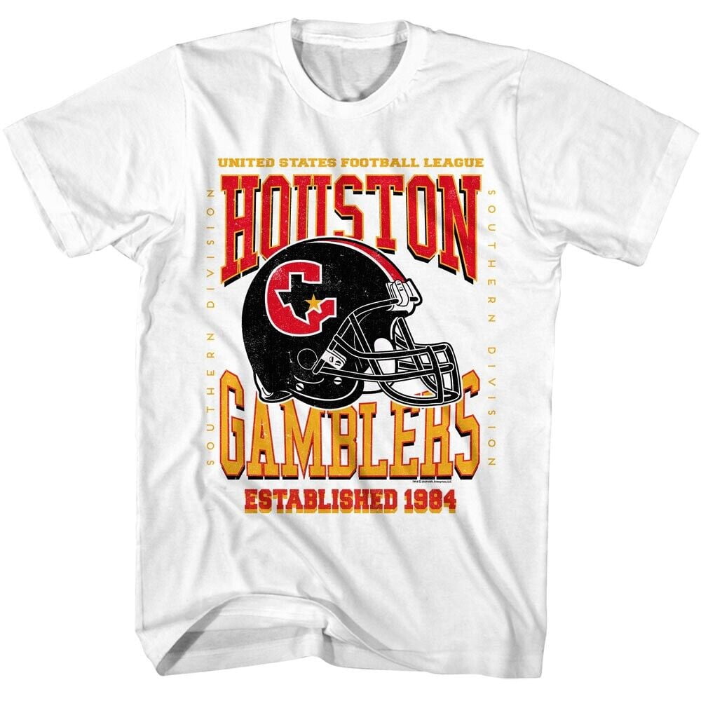 USFL Houston Gamblers Est '84 Men's T Shirt - Walmart.com