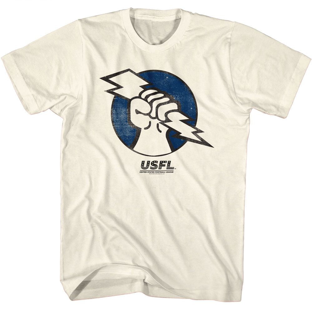 USFL Ride Natural Adult S/S Tshirt 2Xl - Walmart.com