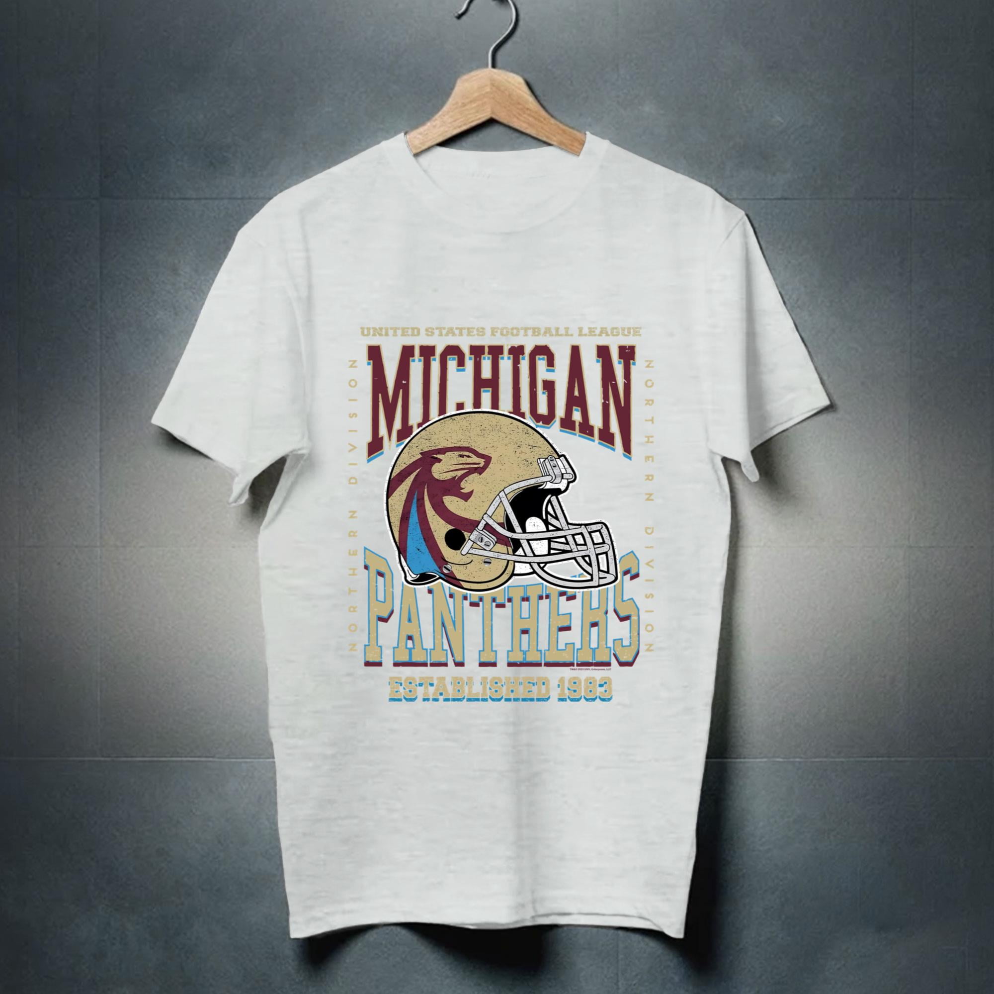 USFL Michigan Panthers Brands Shirt-TH55154 - Walmart.com