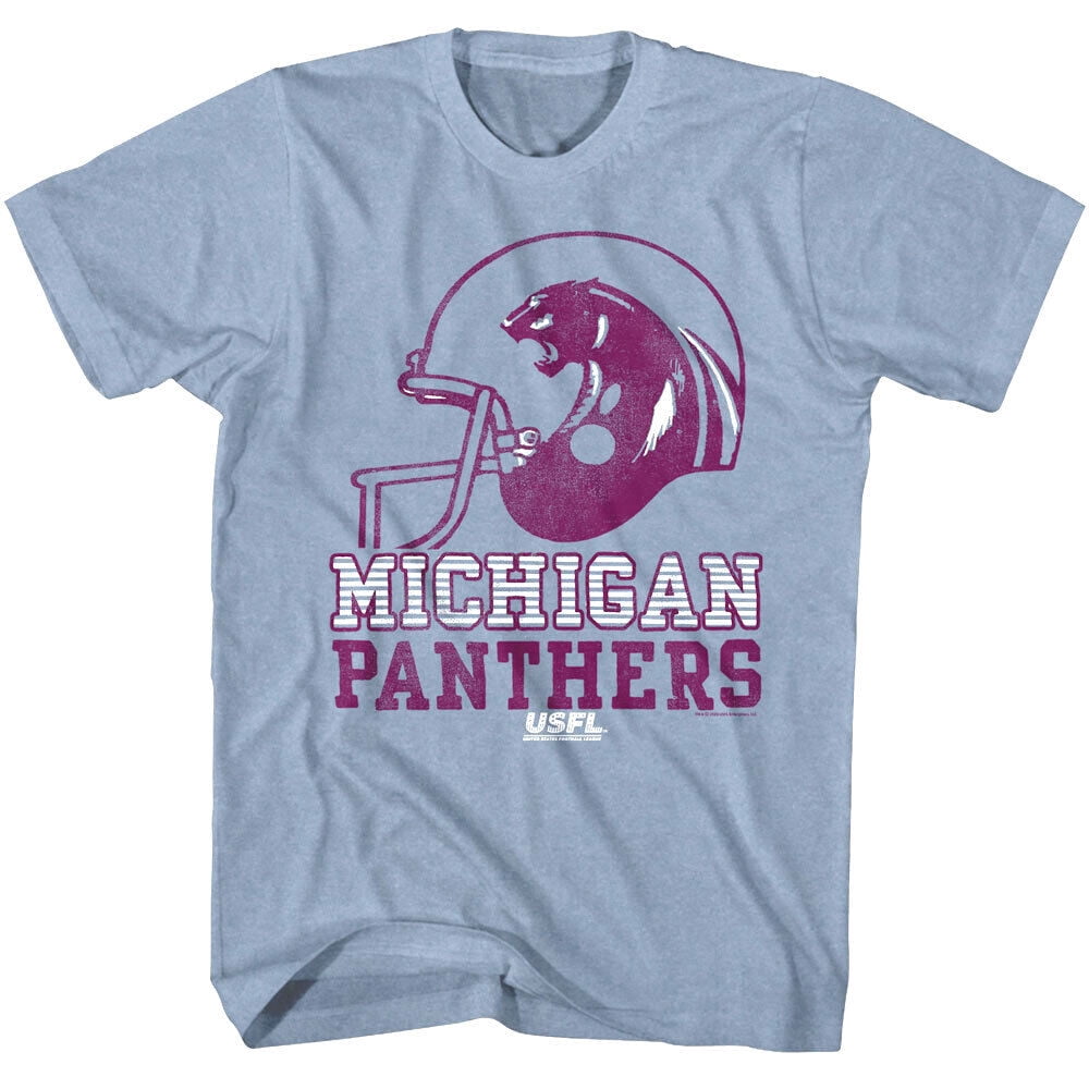 USFL Michigan Panthers Football Men's T Shirt - Walmart.com