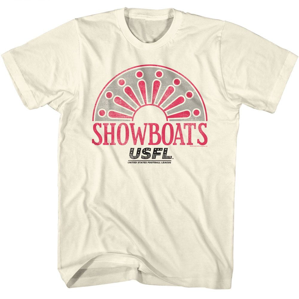 USFL Showboats Natural Adult T-Shirt - Walmart.com