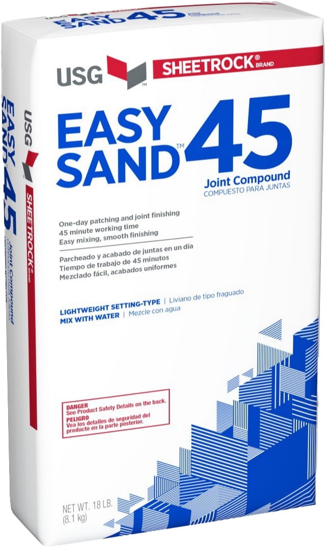 USG 384210060 18Lb Bag Easy Sand 45 Min Joint Compound Powder - Walmart.com
