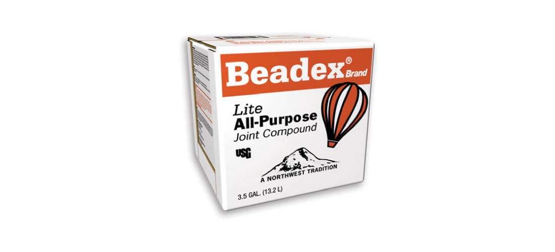 Beadex USG All Purpose Lightweight Joint Compound, White, 3.5 gal ...