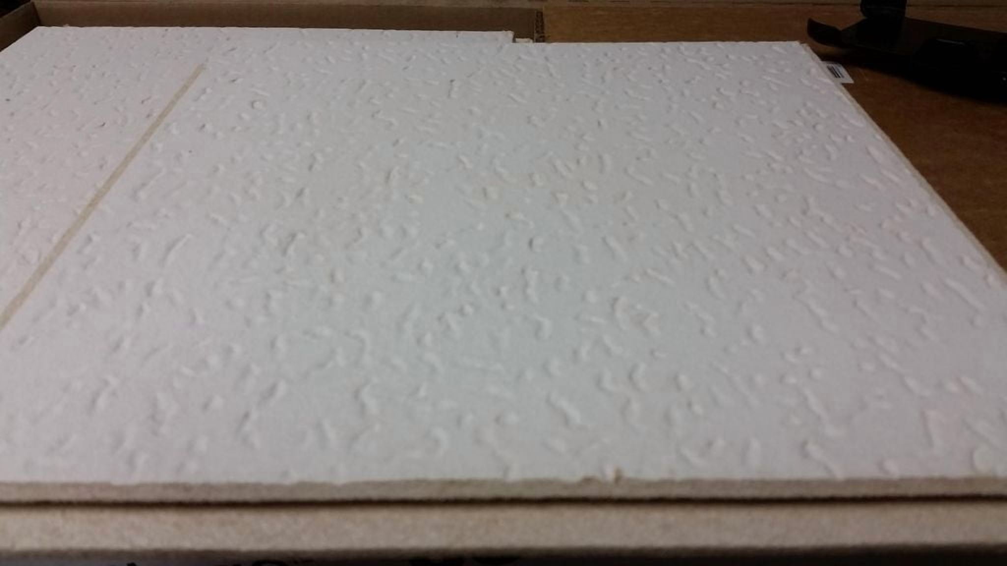 USG Interiors 4240 12" x 12" x .5" Tivoli Class C Wood-Fiber Acoustical ...