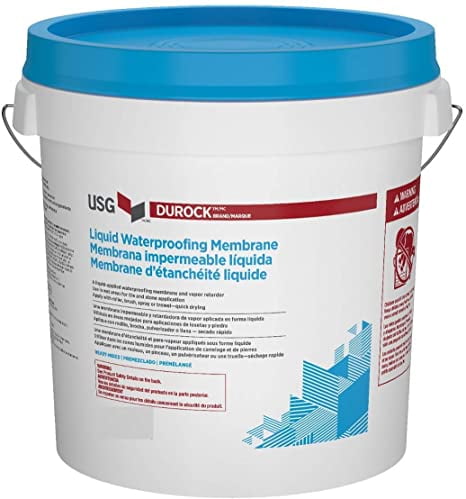 Durock Brand USG Waterproofing and Crack Isolation Liquid Membrane, 1 ...