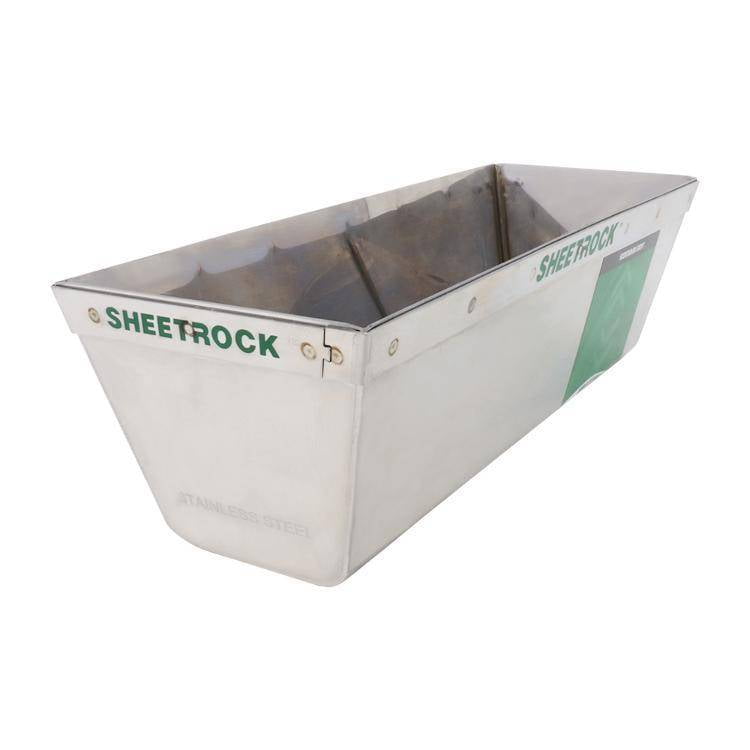USG Sheetrock Matrix Stainless Steel Mud Pan with Reinforced Band 10" - Walmart.com