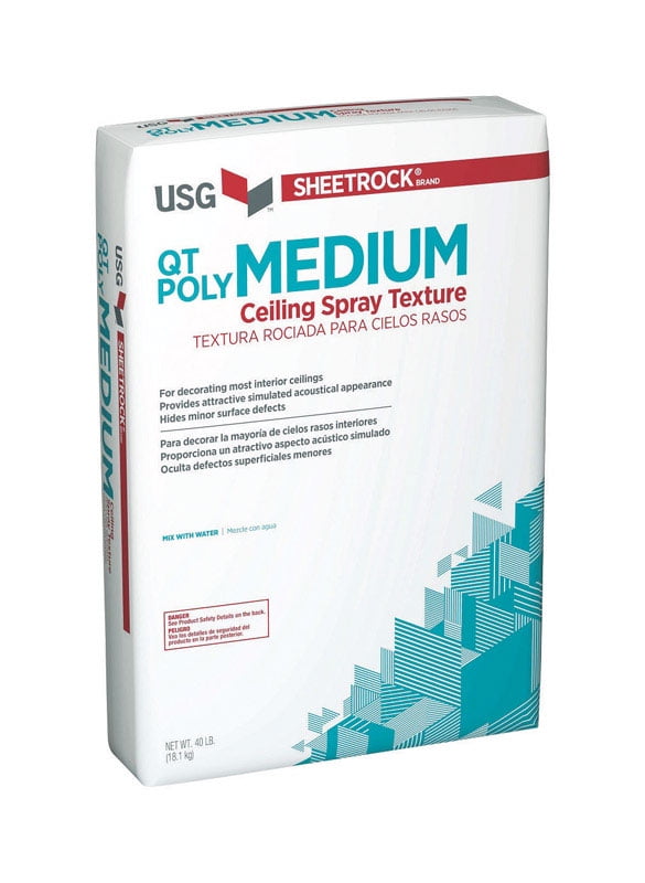USG Sheetrock White Ceiling Spray Texture 40 lb - Walmart.com