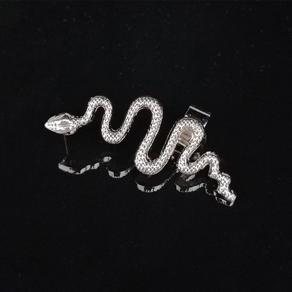 USHOBE 1 Pair Animal Ear Cuffs In Punk Style With A Snake Design For ...