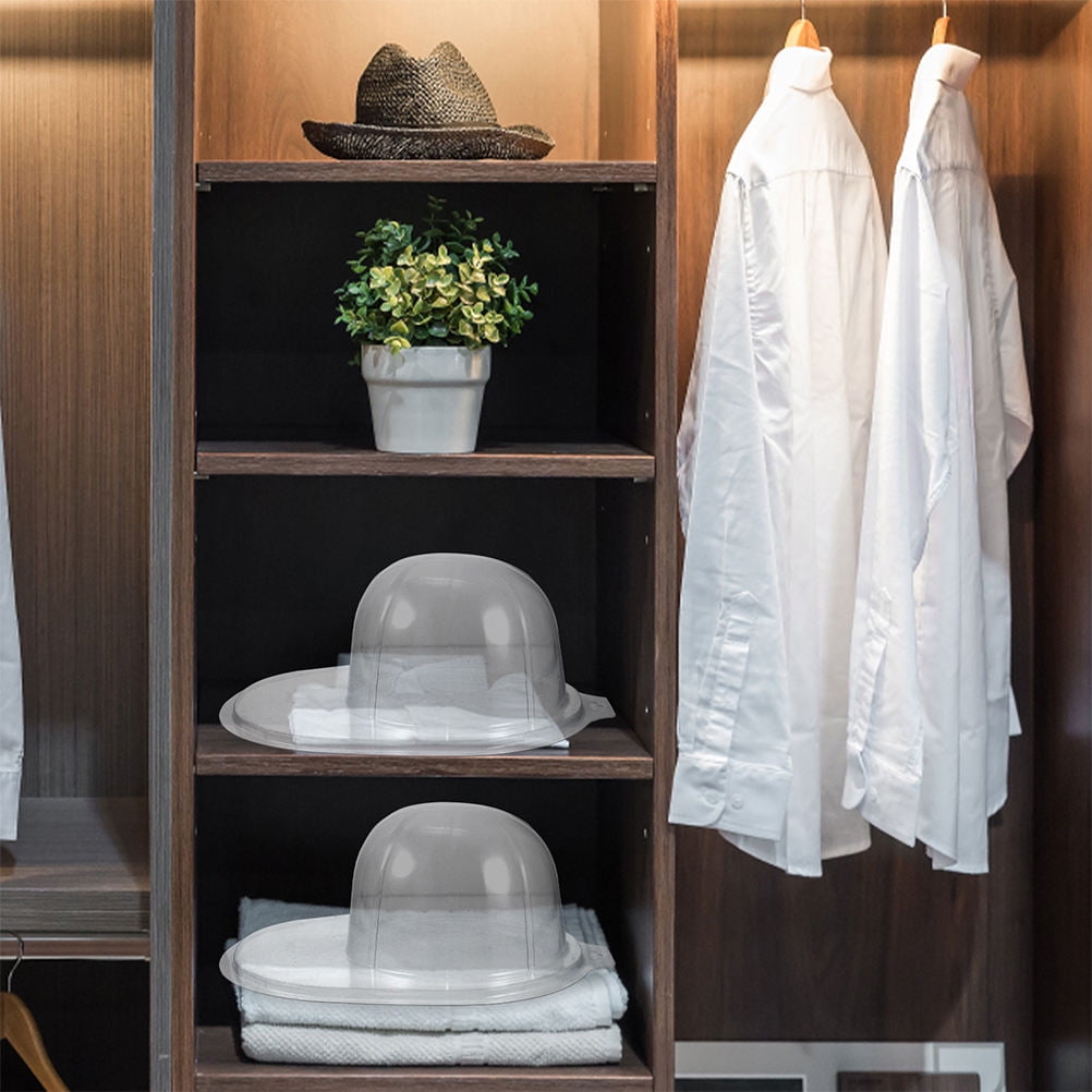 USHOBE 12Pcs Standing Hat Rack Pvc Transparent For Hat Storage And ...