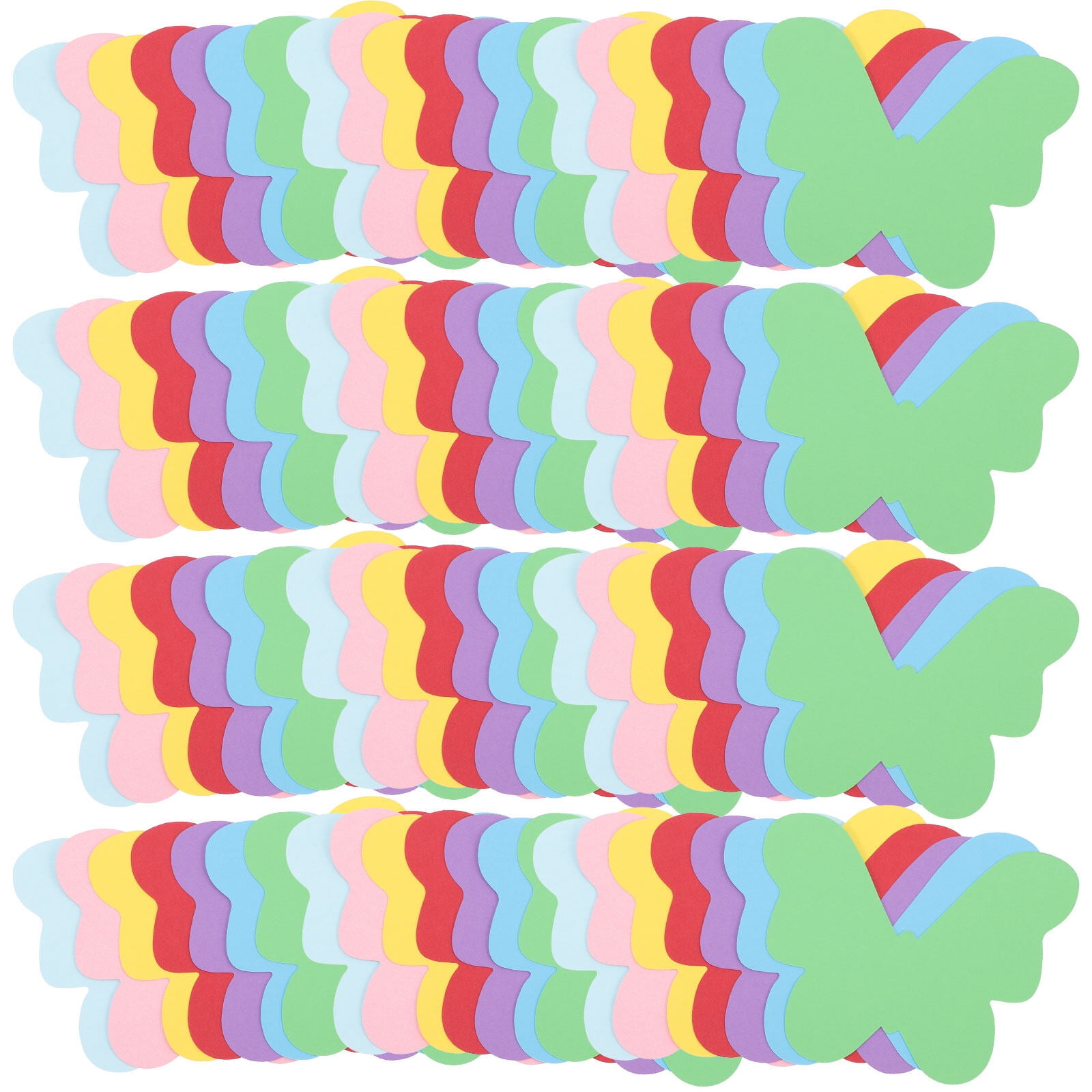 USHOBE 140Pcs Decorative Diy Paper Cutouts Shapes For Bulletin Board ...