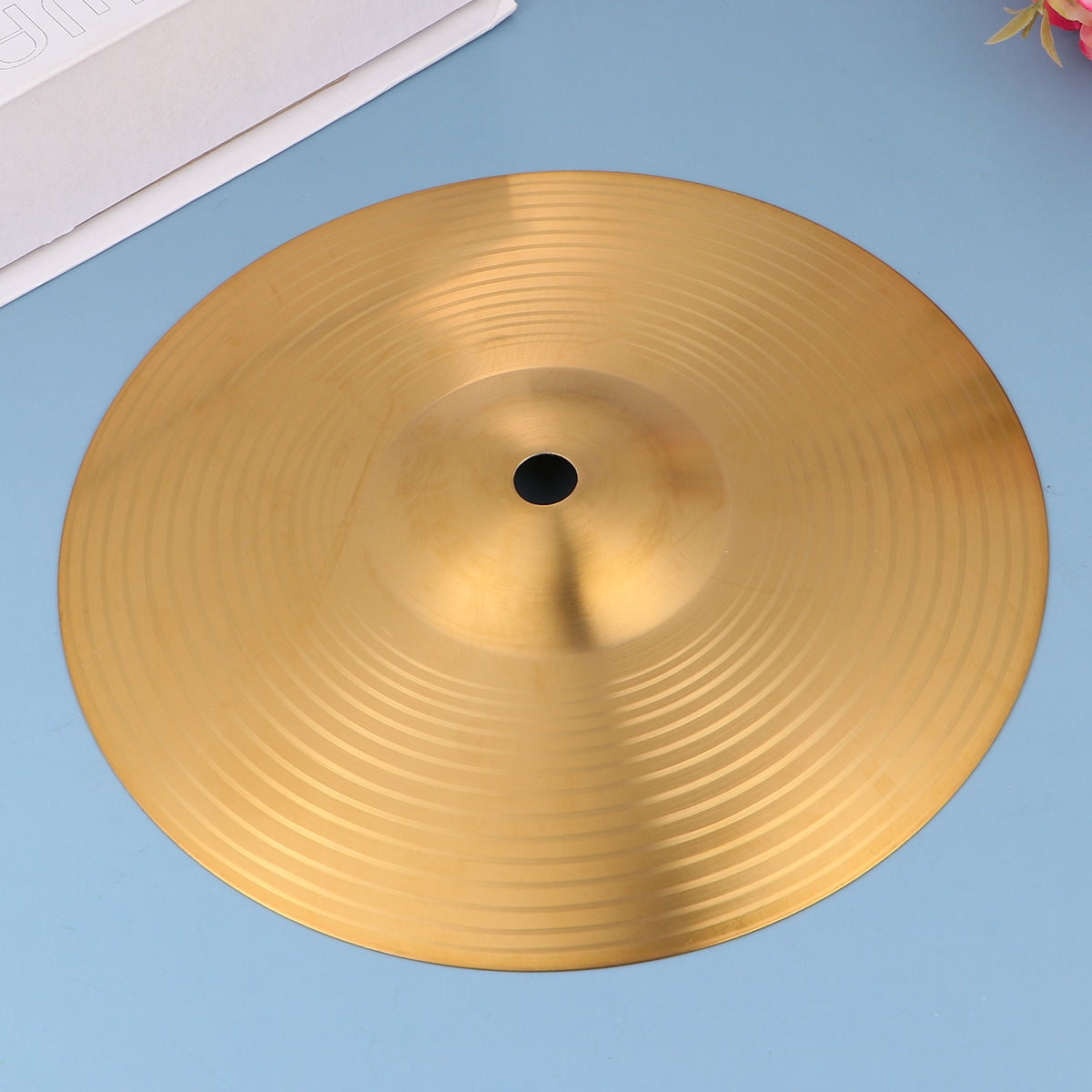 USHOBE 1Pack Hand Cymbals in Golden Brass for Percussion Instrument 8 ...