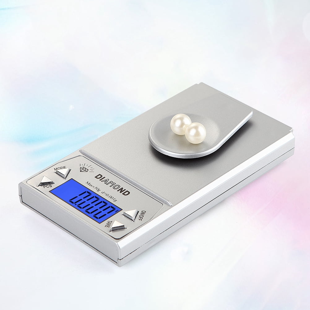 USHOBE 1Pack Small Jewellery Scales Dh-158 Silver Tare Weight Accurate ...