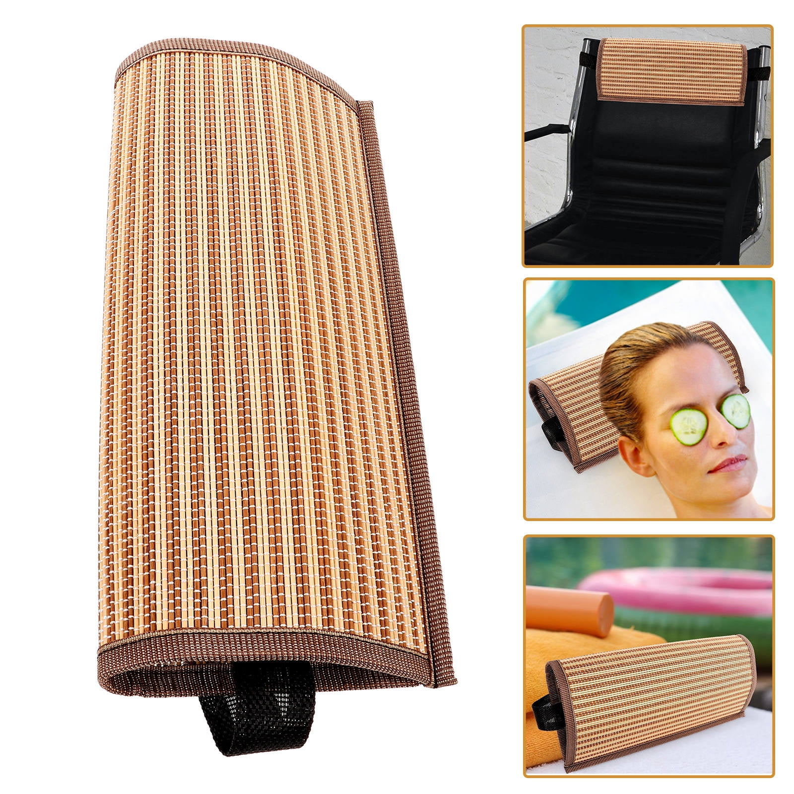 USHOBE 1Pack Supple Chair Headrest Attachment in Brown Color for Patio ...