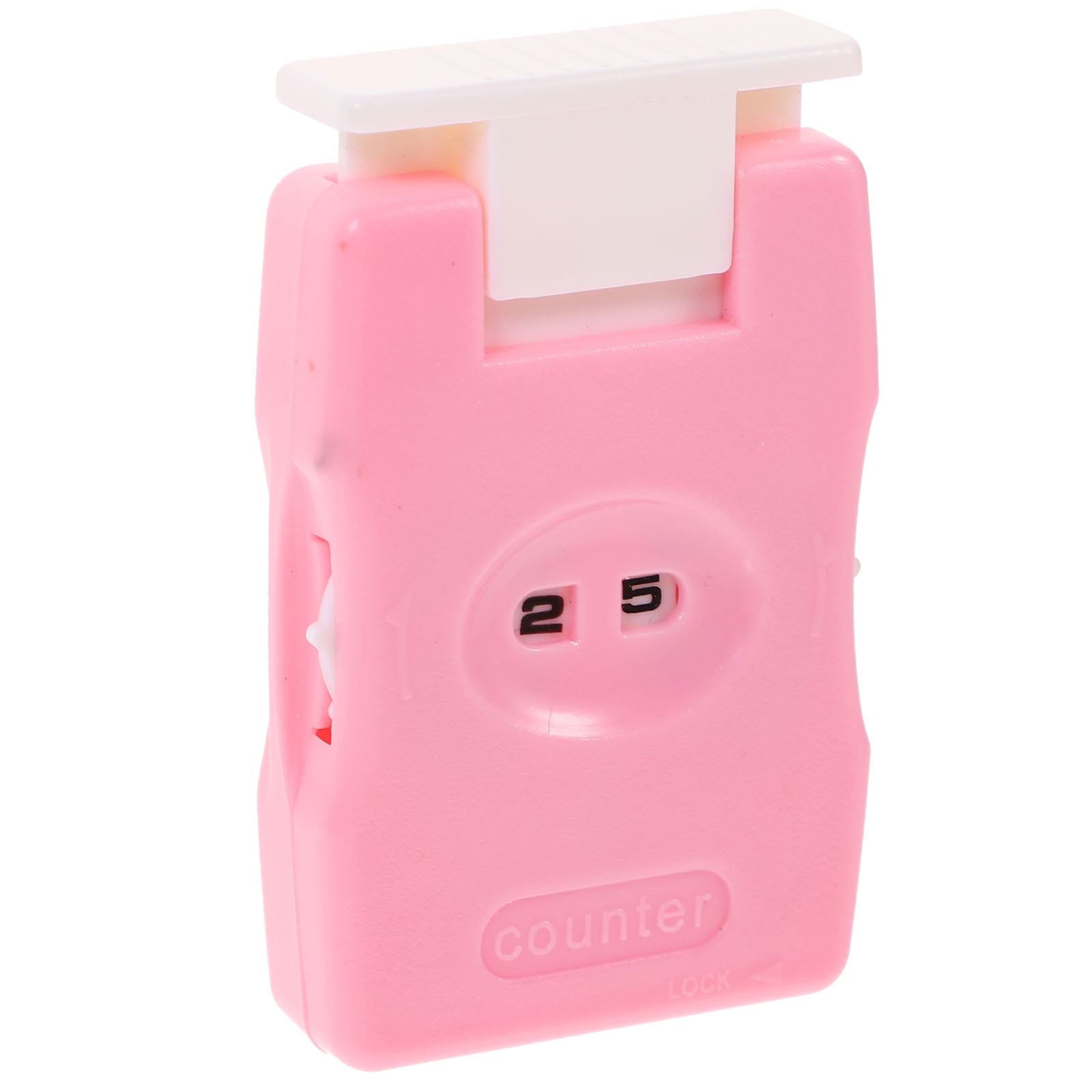 USHOBE 1Set Manual Counter with Button for Crocheting Pink and Red ...