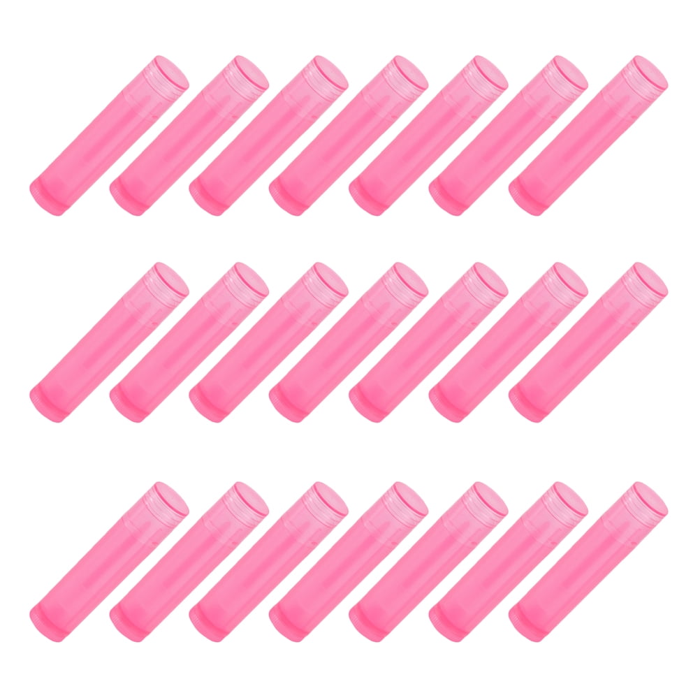 USHOBE 24Pcs Self-made Lipstick Containers Portable Plastic Lipstick ...