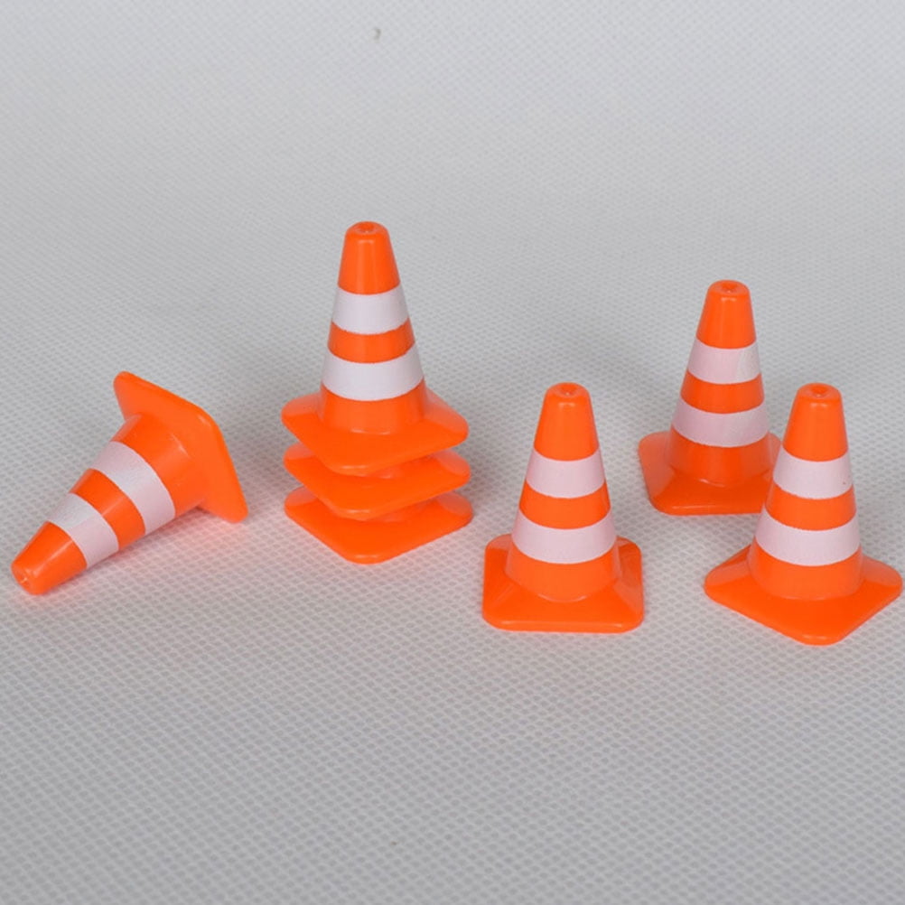 USHOBE 28Pcs Kids Play Traffic Toys Mini Traffic Cones Plastic For ...