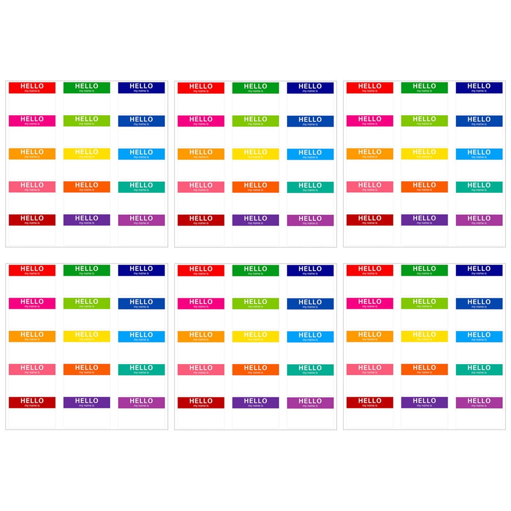USHOBE 300 Stickers 15 Colors Multi-Function Label Sticker Name Labels ...