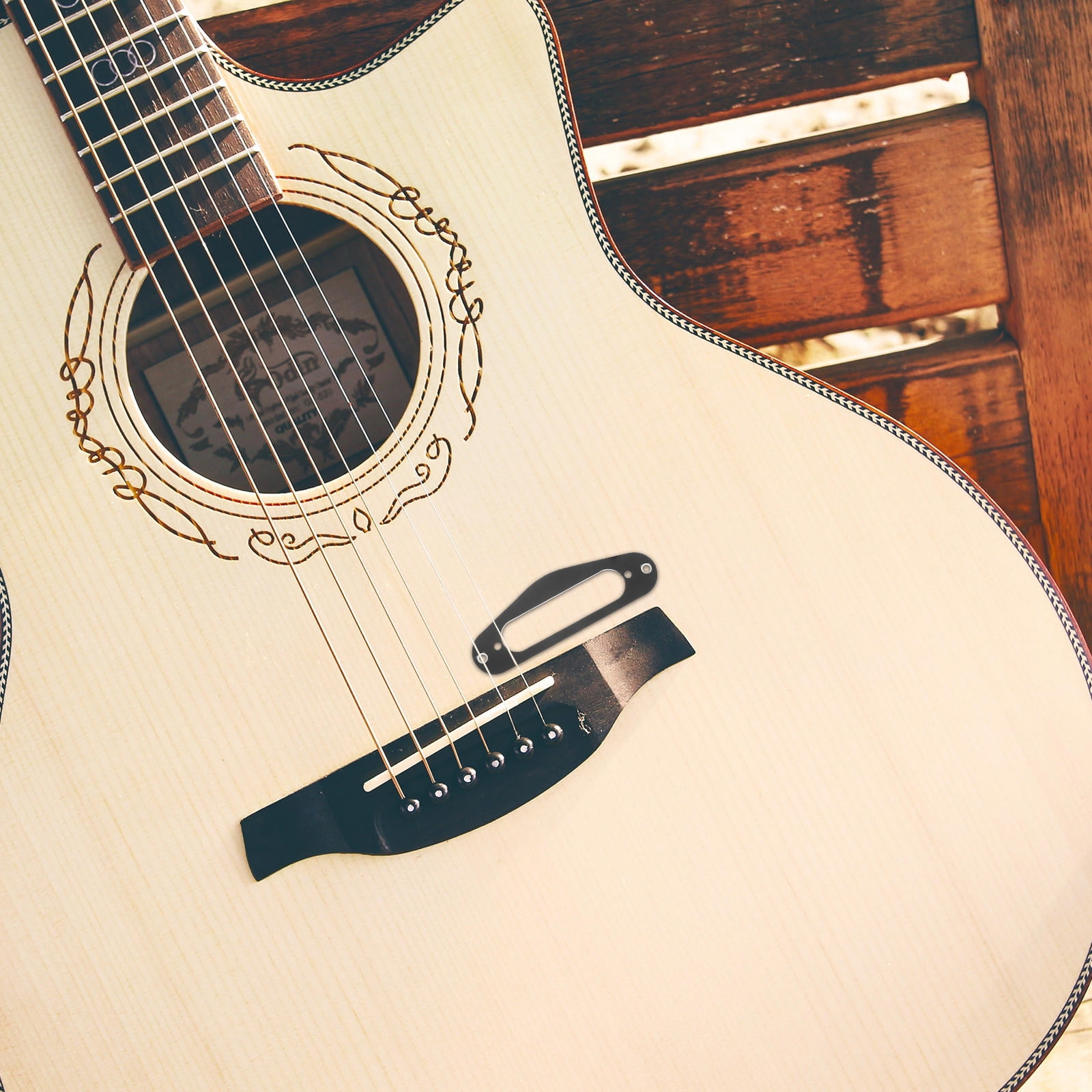 USHOBE 3Pcs Black Pickup Ring for Single Coil Guitar Pickups Electric ...