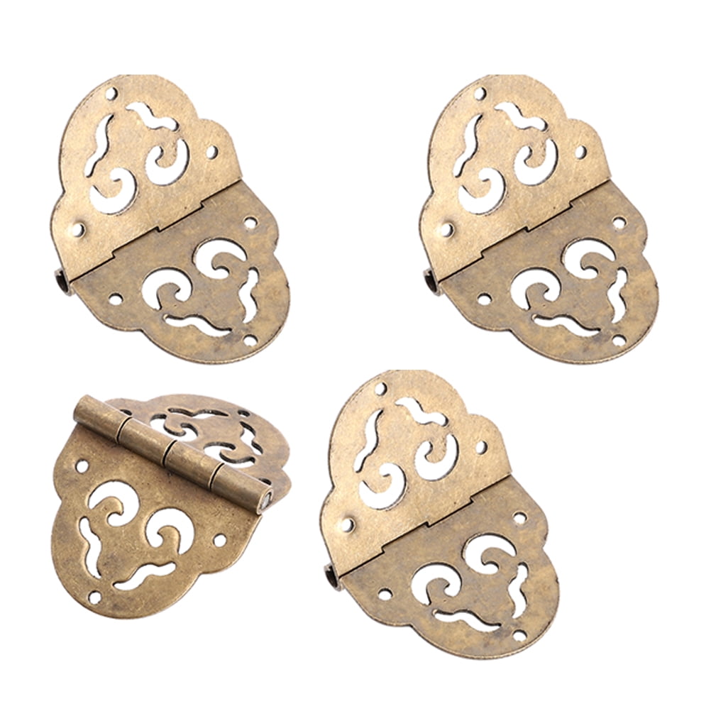 USHOBE Small Hinges For Crafts Golden Copper 4Pcs 1.7In X 1.1In ...