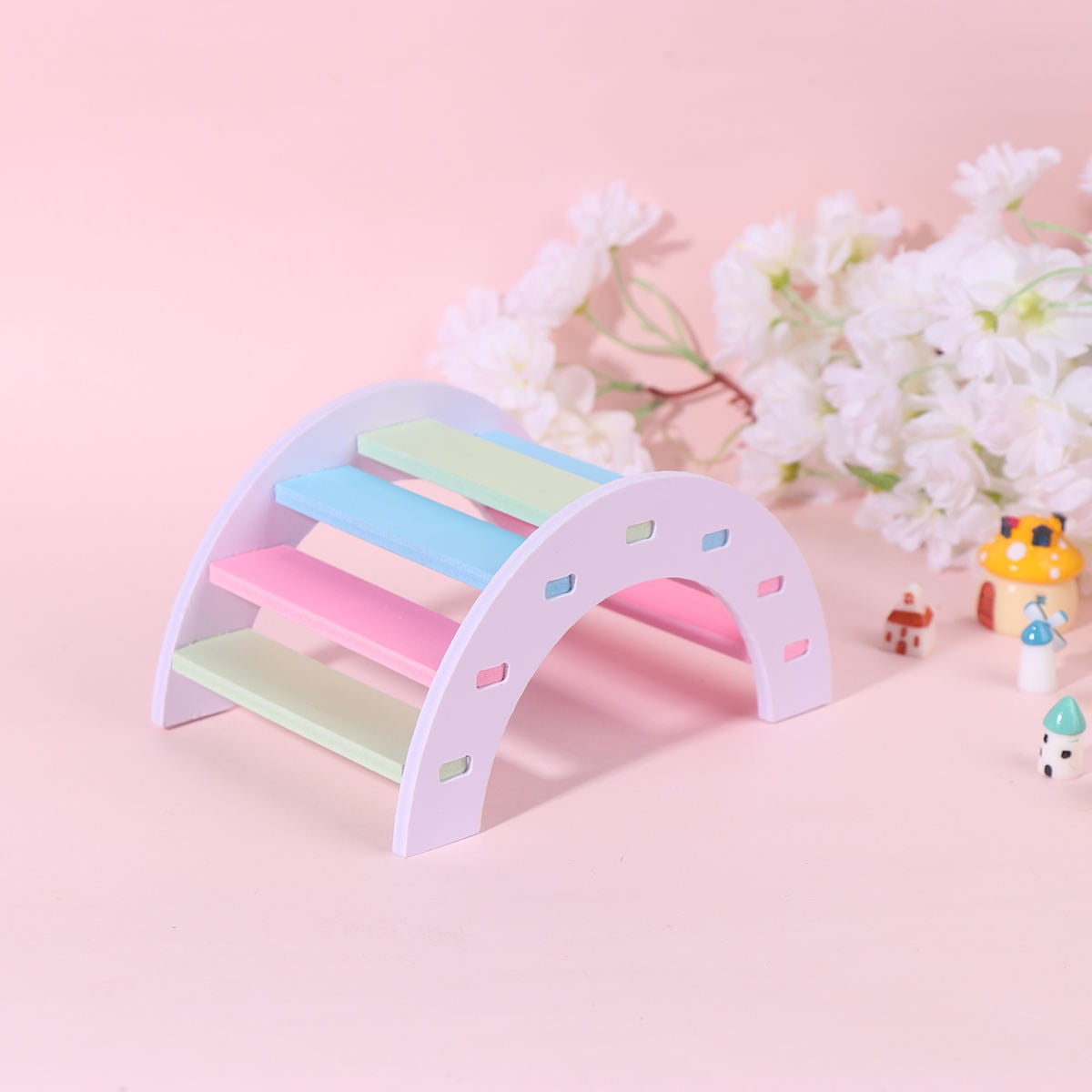 USHOBE 55Set Multi Colorful Hamster Ladder Small Animal Toy Accessory ...