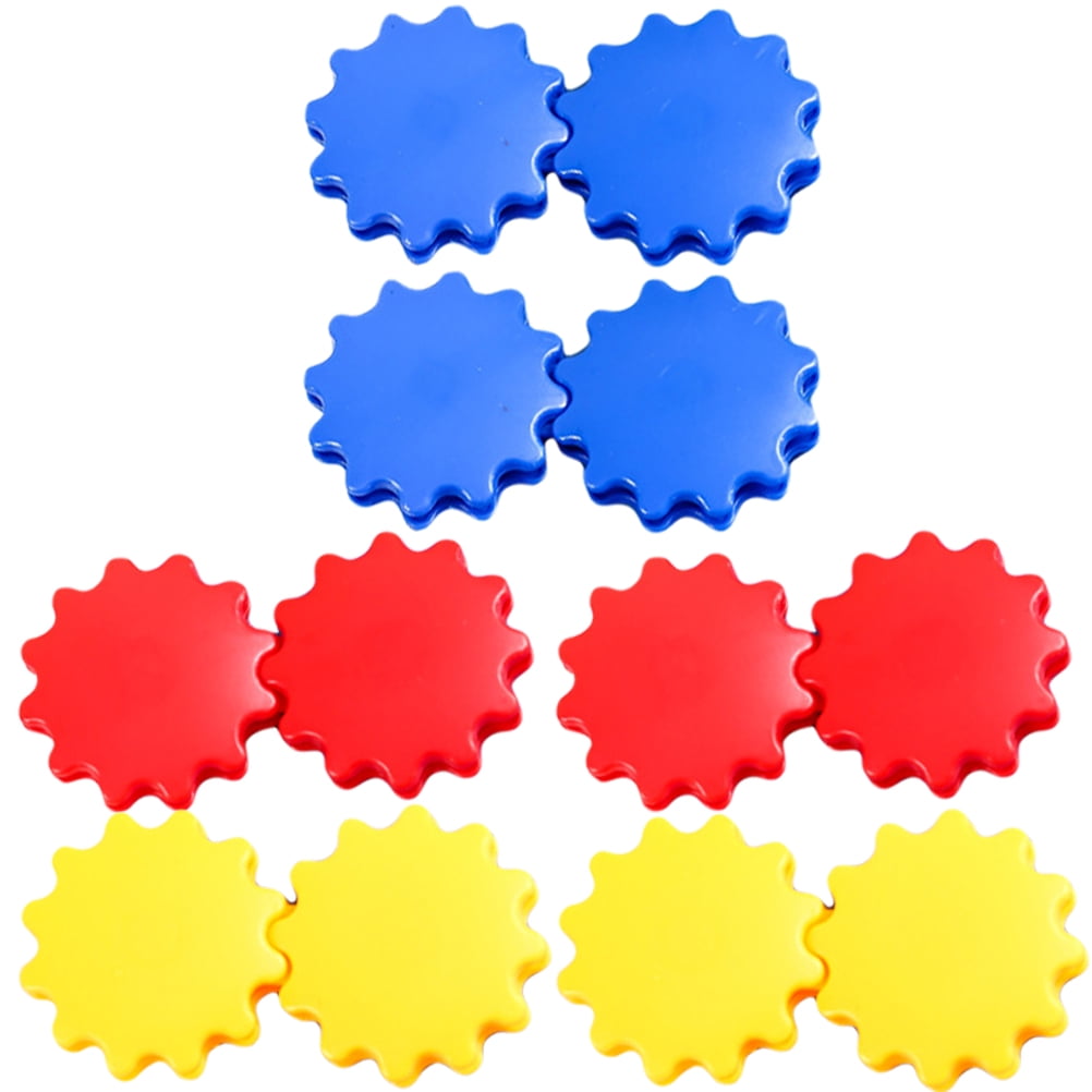 USHOBE 6Pcs Finger Relaxing Gear Fidget for Stress Relief Random Color ...