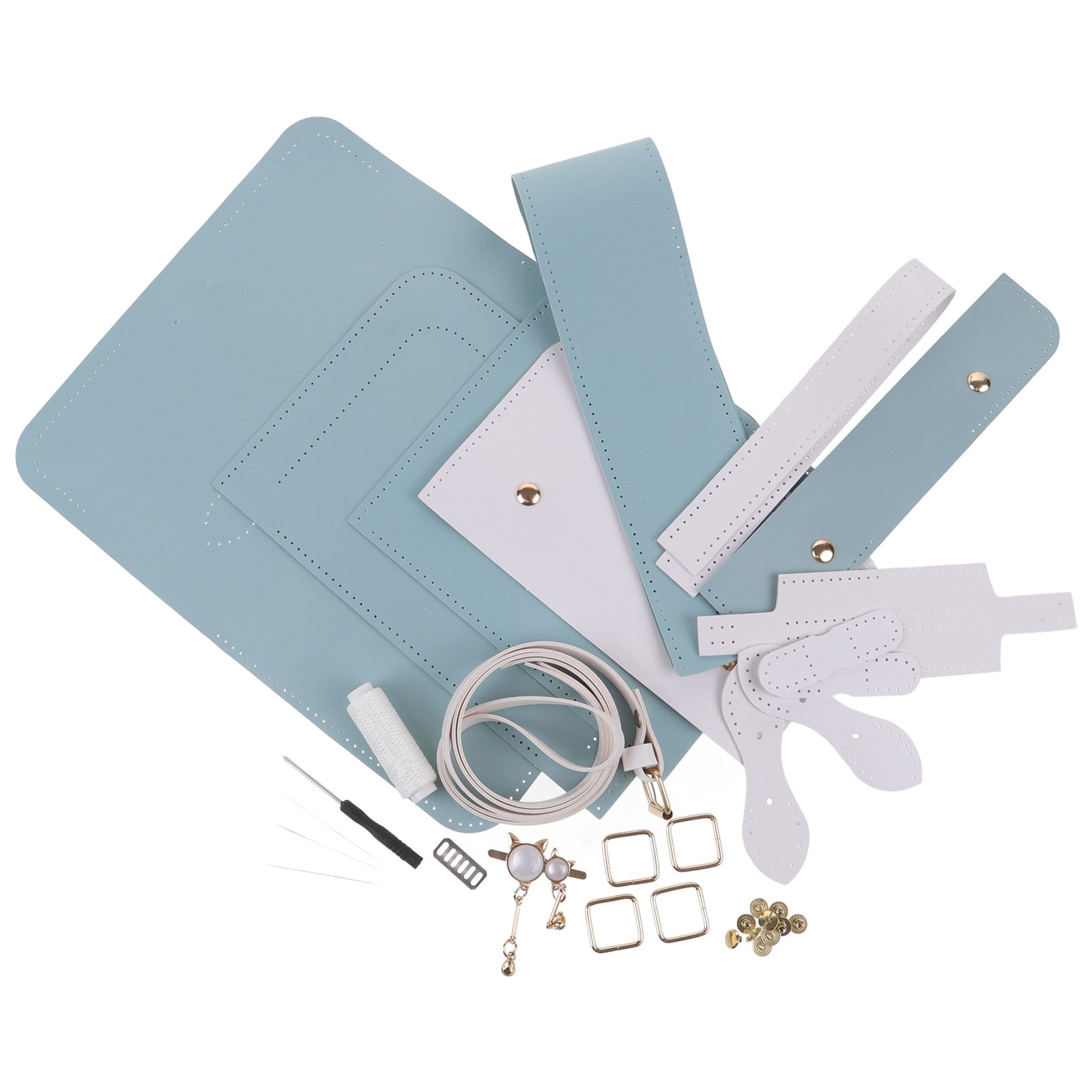 USHOBE Bag Making Kits for Sewing Diy Leather Knitting Bag with ...