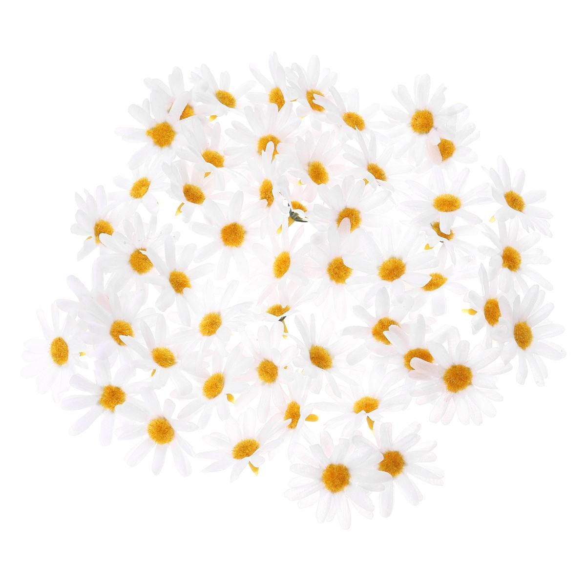 USHOBE Diy Simulation Daisy Flowers Small Artificial Flowers 1.8In ...
