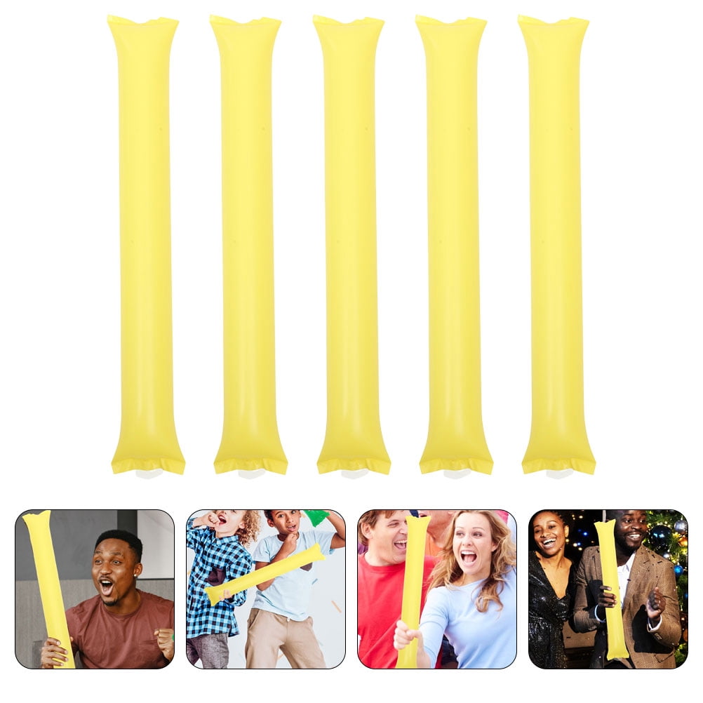 USHOBE Inflatable Cheer Accessories 50Pcs for Special Events Yellow ...