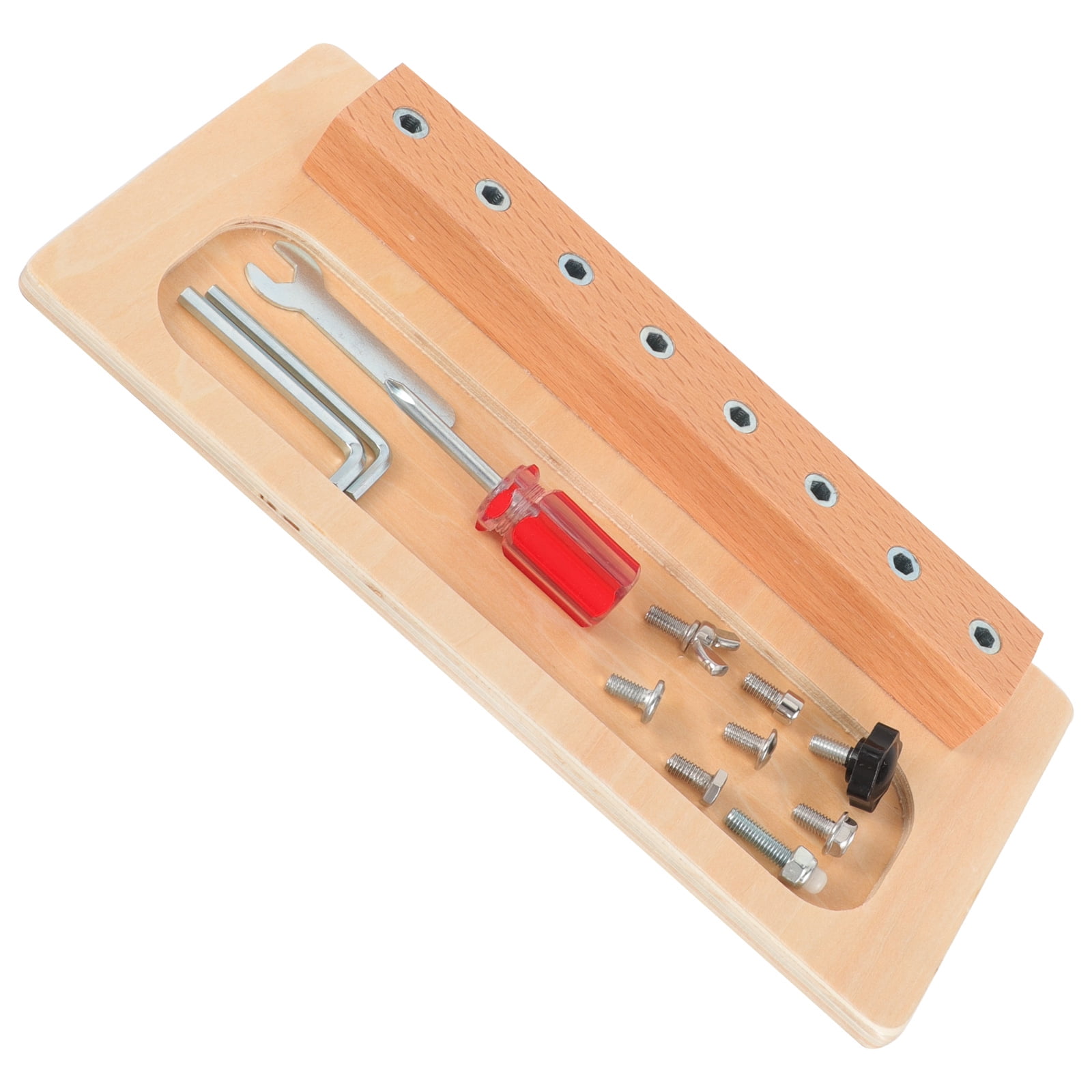 USHOBE Khaki Screwdriver Board Toy 1Set For Toddler Boys Educational ...