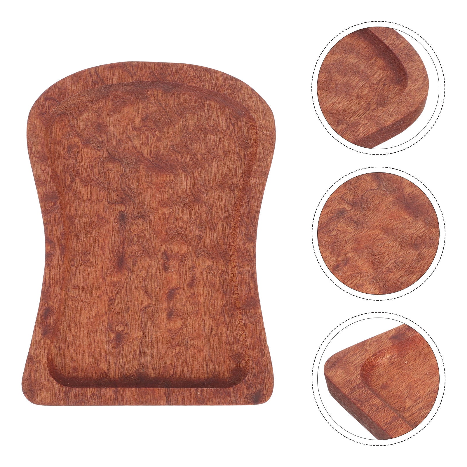 USHOBE Smooth Edges Pastry Tray Food Serving Tray Assorted Color 7.47X5 ...