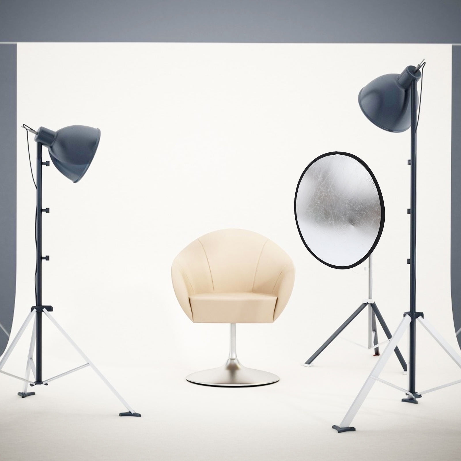 USHOBE Translucent Round Photography Reflector 80Cm 1 Set For Product ...